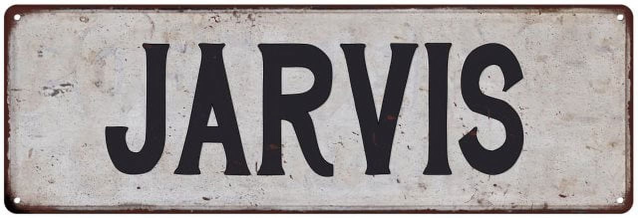 JARVIS Vintage Look Gift Rustic Chic Metal Sign 6x18 206180036601 ...