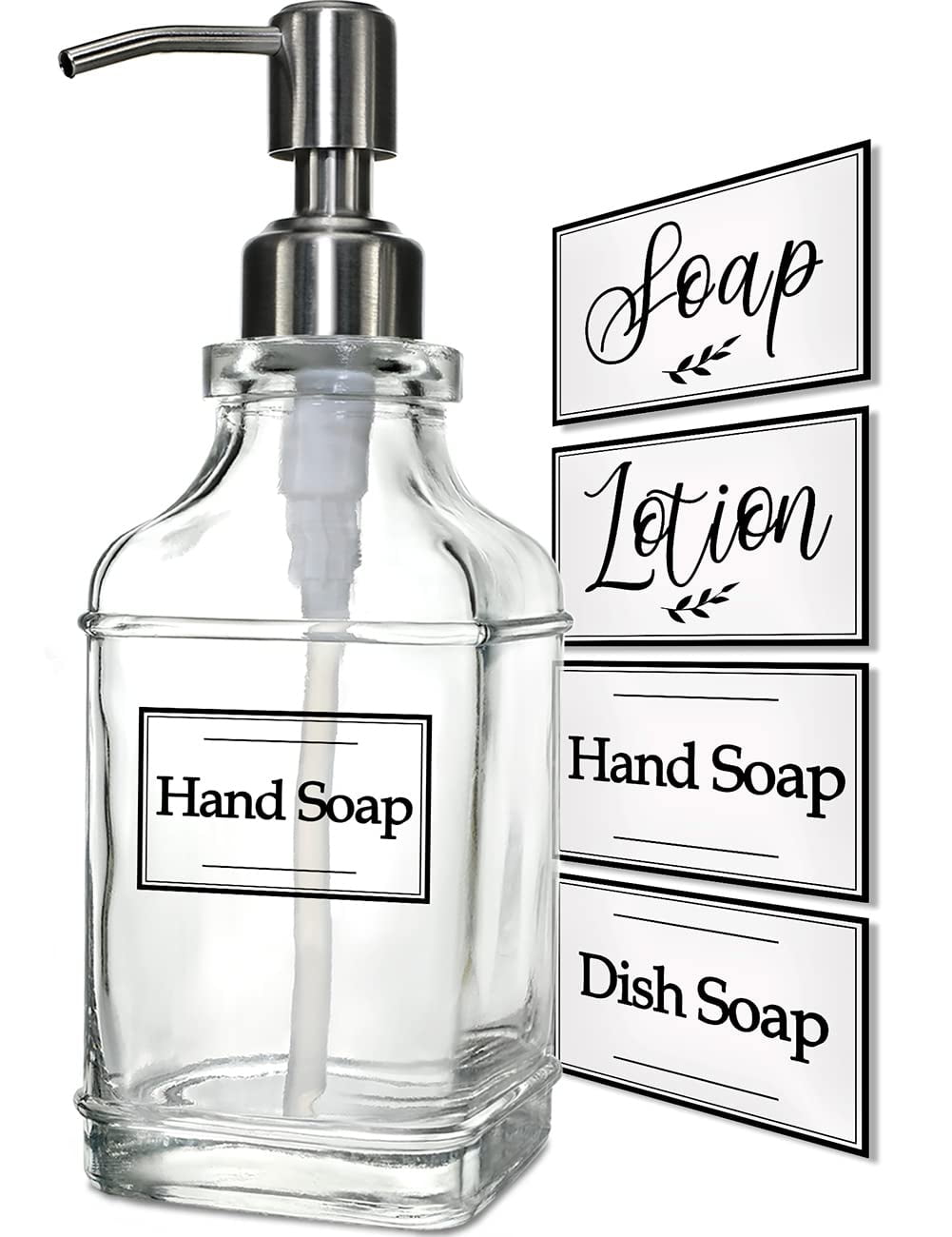 JASAI Antique Design Soap Dispenser with Rust Proof 304 Stainless Steel ...