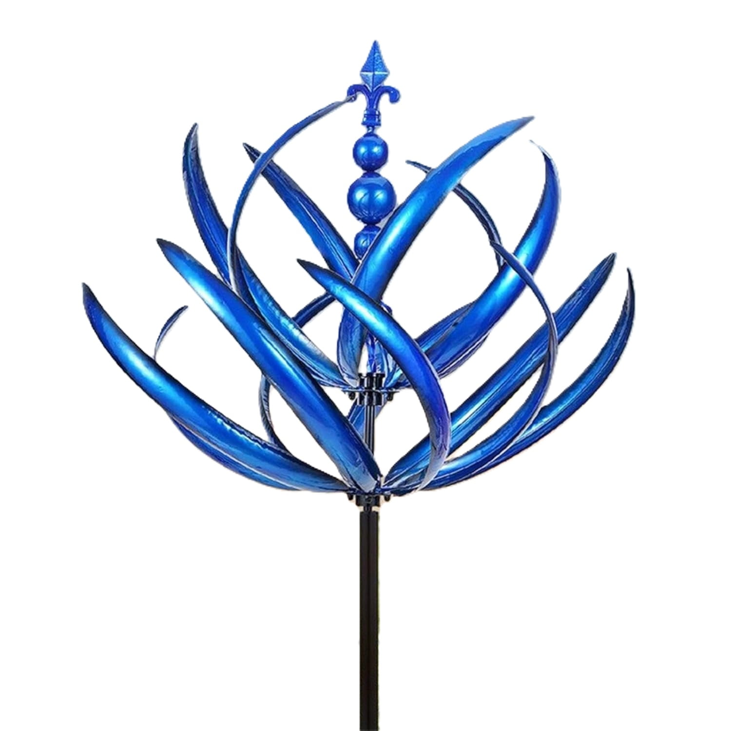 JASGARDE 360° Outdoor Wind Spinner, Large Garden Pinwheels Metal Wind ...