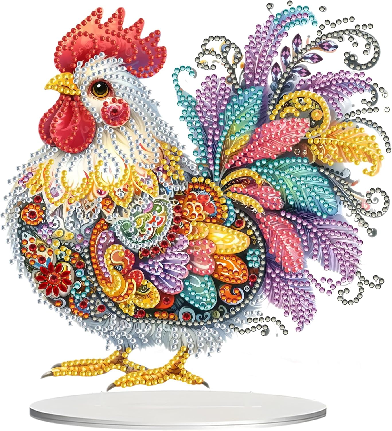 JASGARDE DIY Tabletop Diamond Art Painting Kit, Special Shaped ...