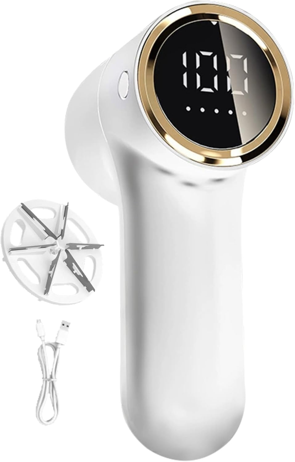 JASGARDE Fabric Shaver, 5-Speeds Electric Lint Remover Shaver with LED ...