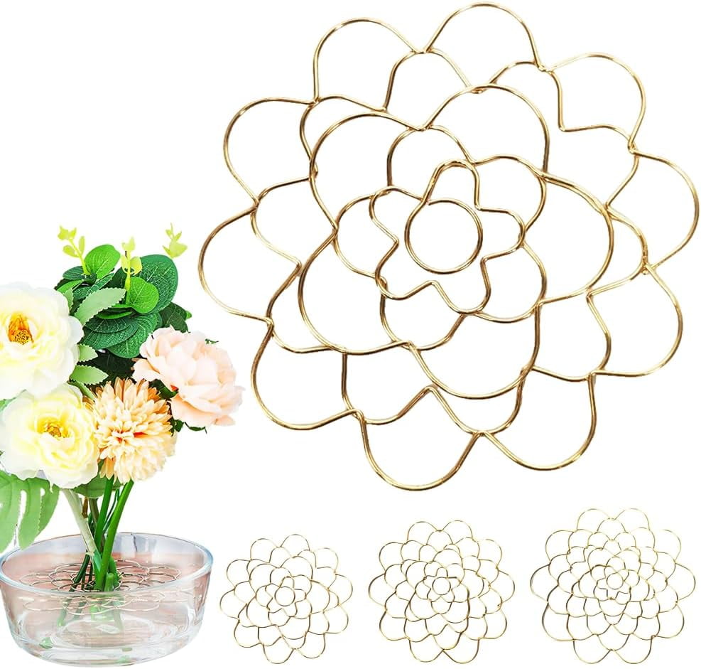 JASGARDE Flower Arrangement Holder, Reusable Floral Grid for Vase ...
