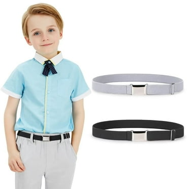 CTM Kids' Adjustable Elastic Belt with Magnetic Buckle - Walmart.com