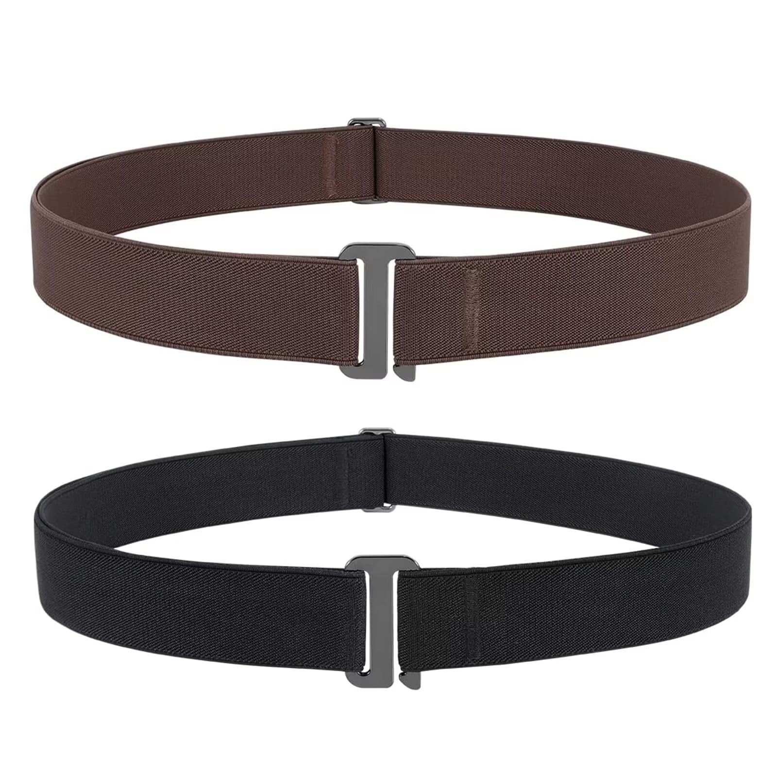 JASGOOD 2Packs Invisible Stretch Invisible Elastic Web Strap Belt for ...