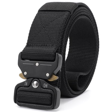 WHIPPY Mens Nylon Work Belts Web Canvas Belt with Heavy Quick Release ...
