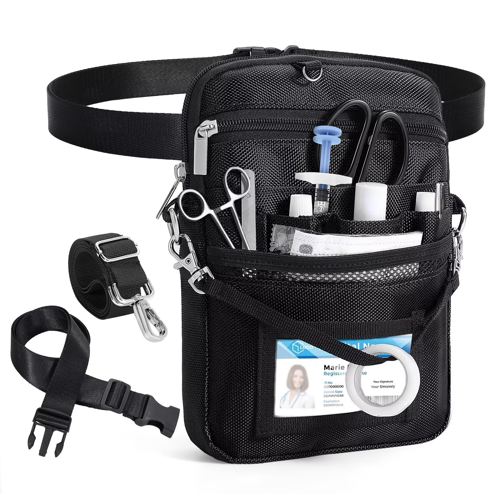 JASGOOD Nurse Fanny Pack with Medical Gear Pockets, Women Utility ...