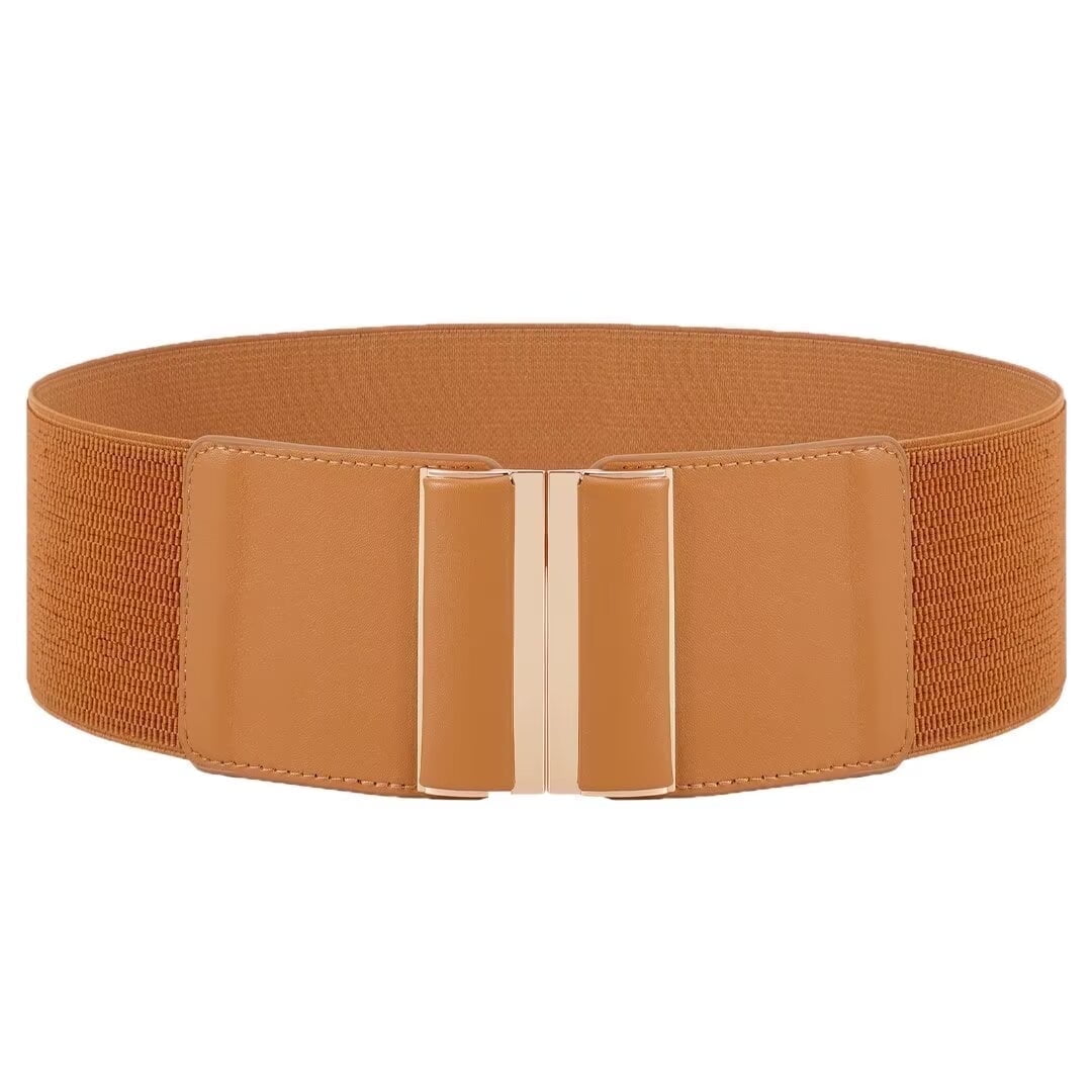 JASGOOD Women Wide Elastic Belt Stretchy Thick Belts for Women Dresses ...