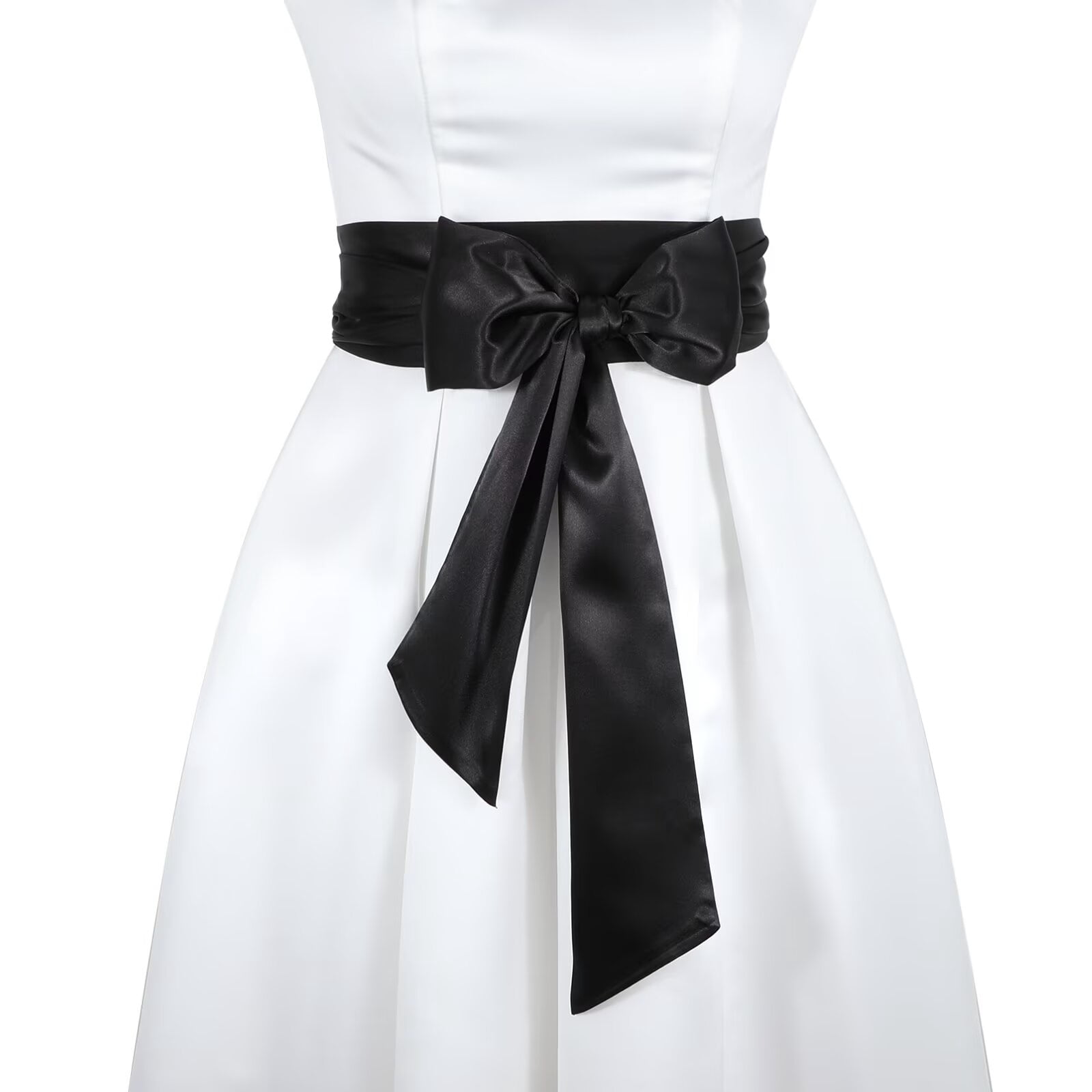JASGOOD Womens Dress Sash Belt Wedding Party Bridal Satin Waist Belts ...