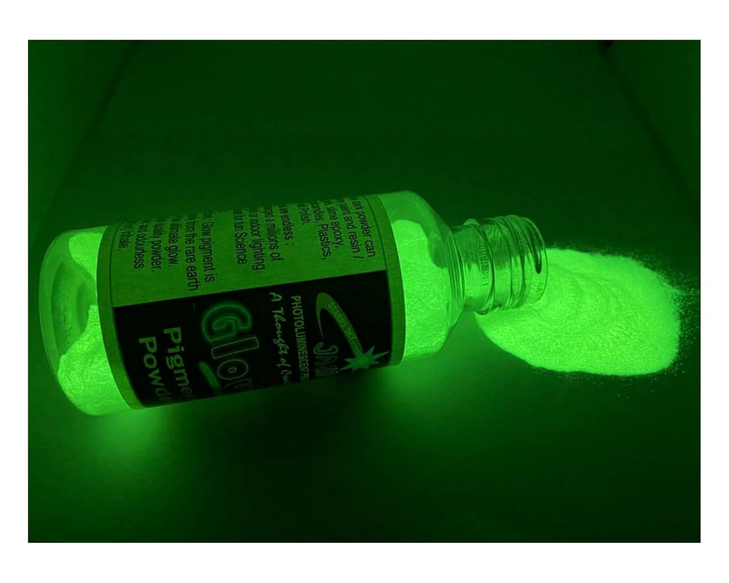JASH Glow in The Dark Paint Powder Green 100g Pack - Walmart.com