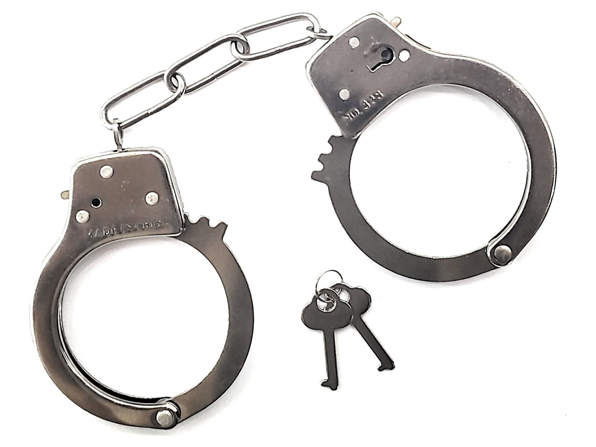 JASINCESS Toy Metal Handcuffs Pretend Set for Kids and Adults, Police ...