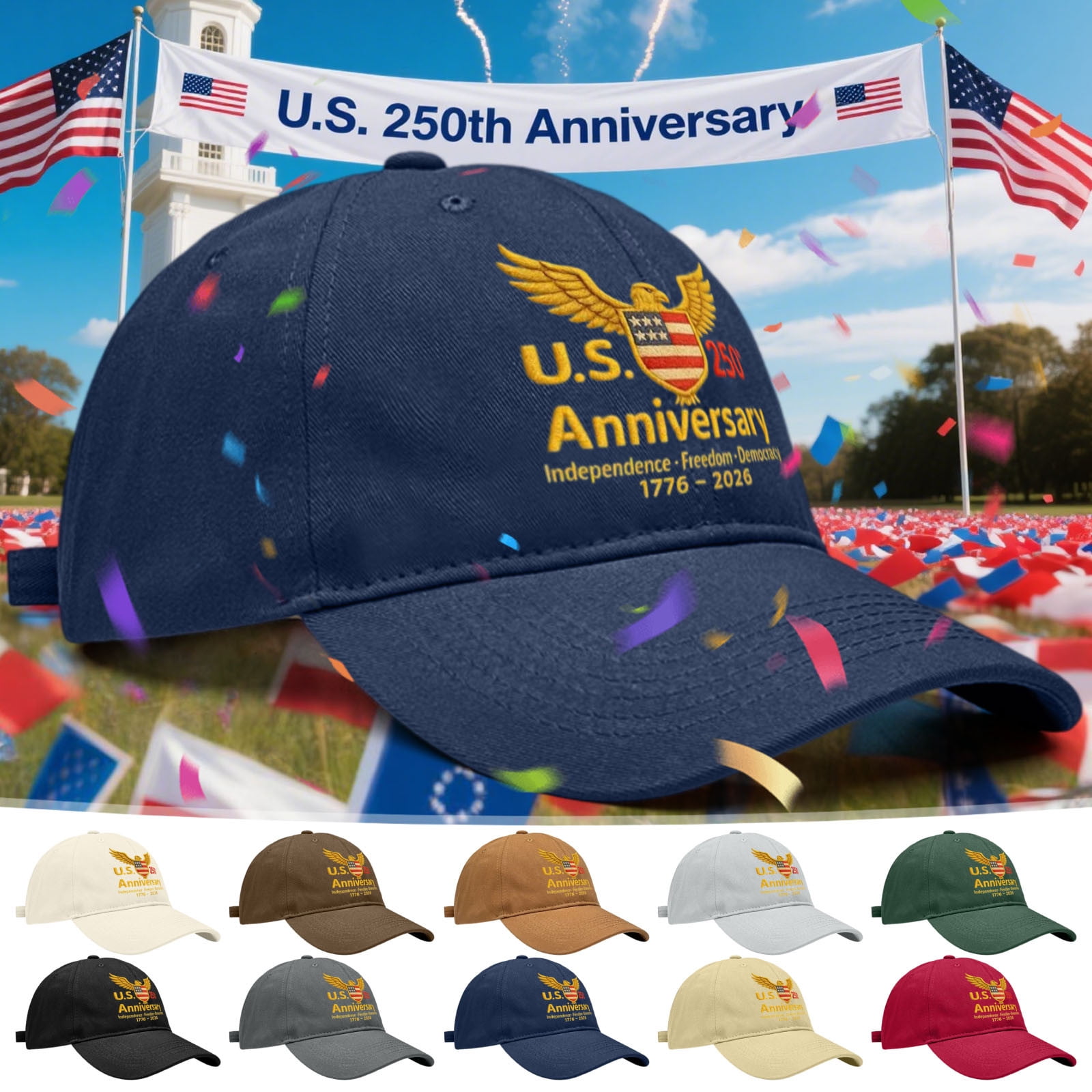 JASKFLY American Independence 250th Anniversary Commemorative Hat ...
