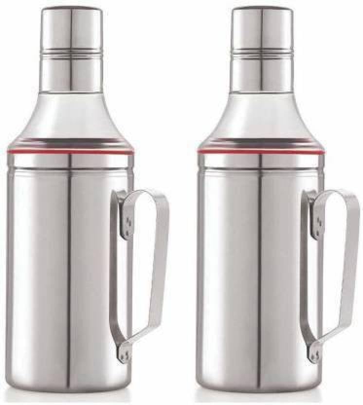 JASMIT Stainless Steel Cooking Oil Dispenser with Nozzle 1 Litre 1000 ...