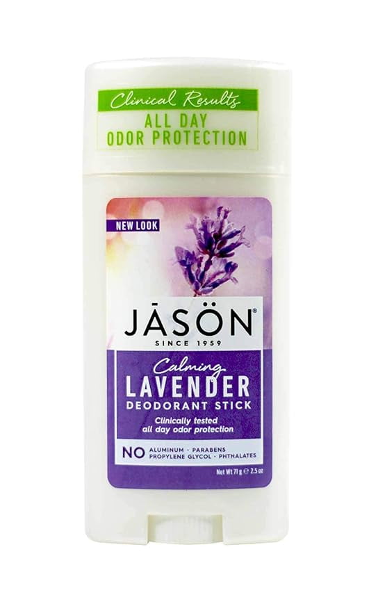JASON Calming Lavender Deodorant Stick, 2.5 Ounce Sticks (Pack of 3 ...