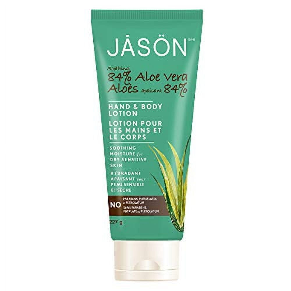 JASON Soothing 84% Aloe Vera Hand and Body Lotion (IASC Certified), 8 ...