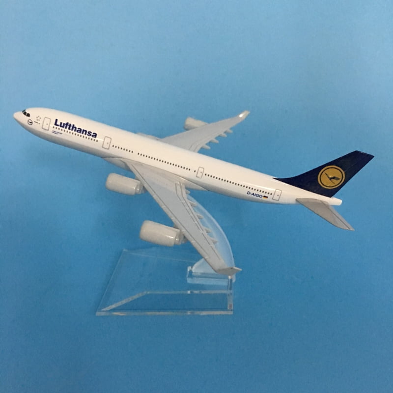 JASON TUTU 16cm Lufthansa Airbus A340 Airplane Model Plane Model ...