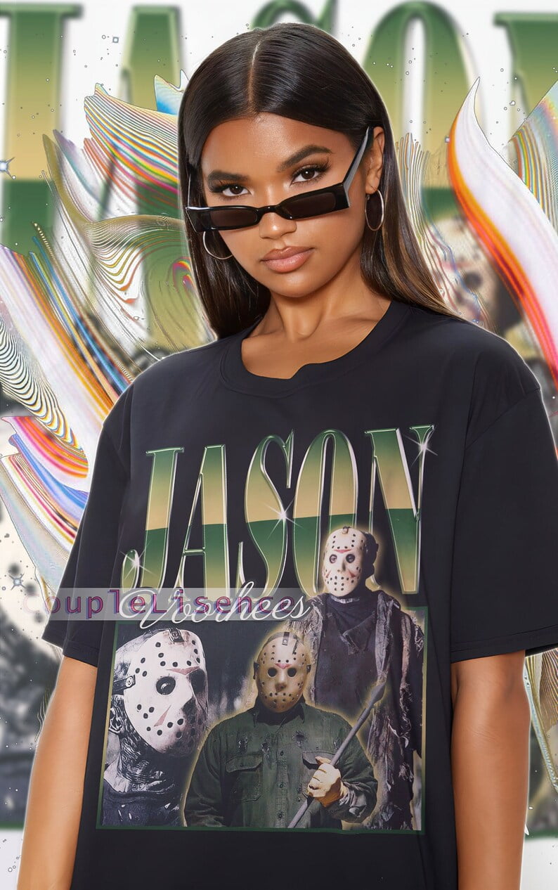 JASON VOORHEES Vintage Shirt | Jason Voorhees Homage Retro | Jason ...