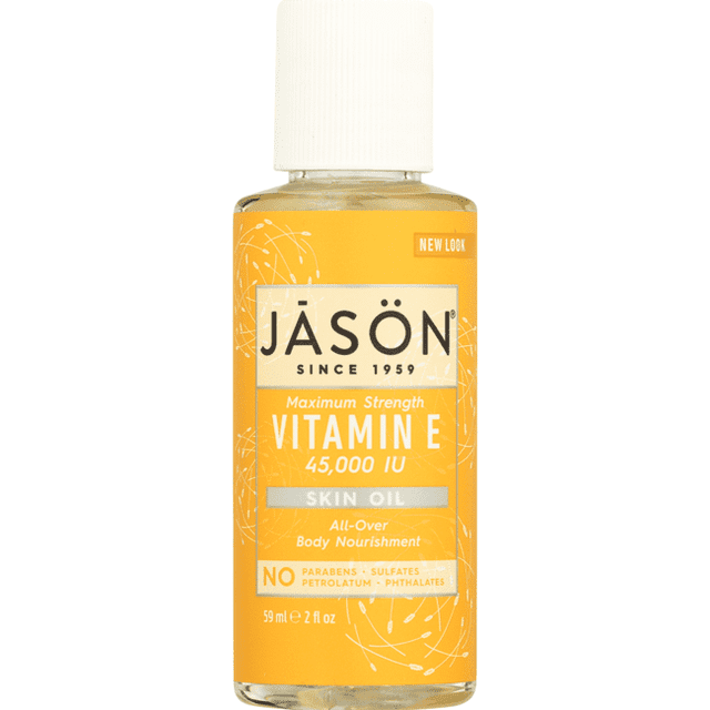 JASON Maximum Strength Vitamin E 45,000 IU, Dry Skin Nourishing Body ...