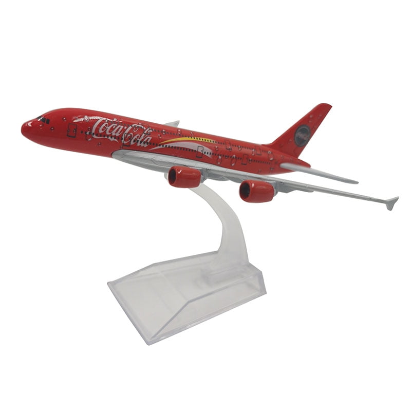 JASONTUTU 16cm COLA Cool Airlines Airbus A380 Aircraft Diecast Metal 1/ ...