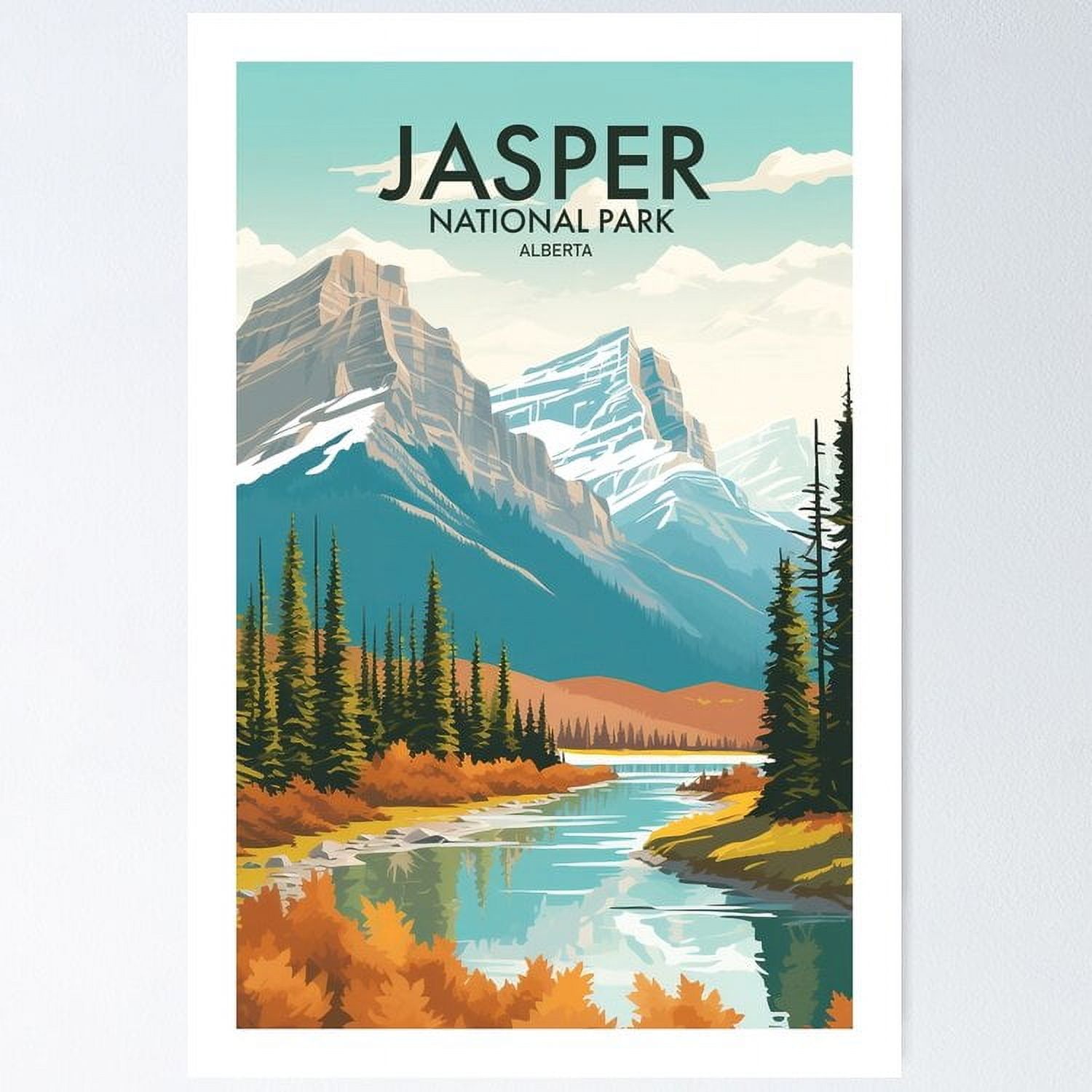 JASPER NATIONAL PARK Poster, 12x18 UNFRAMED - Walmart.com