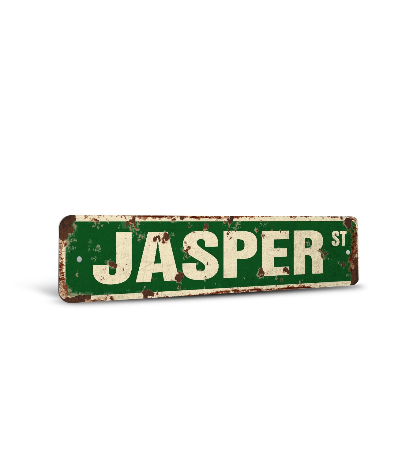 JASPER Vintage Style Rustic Street Sign – Childrens Name Room Sign ...