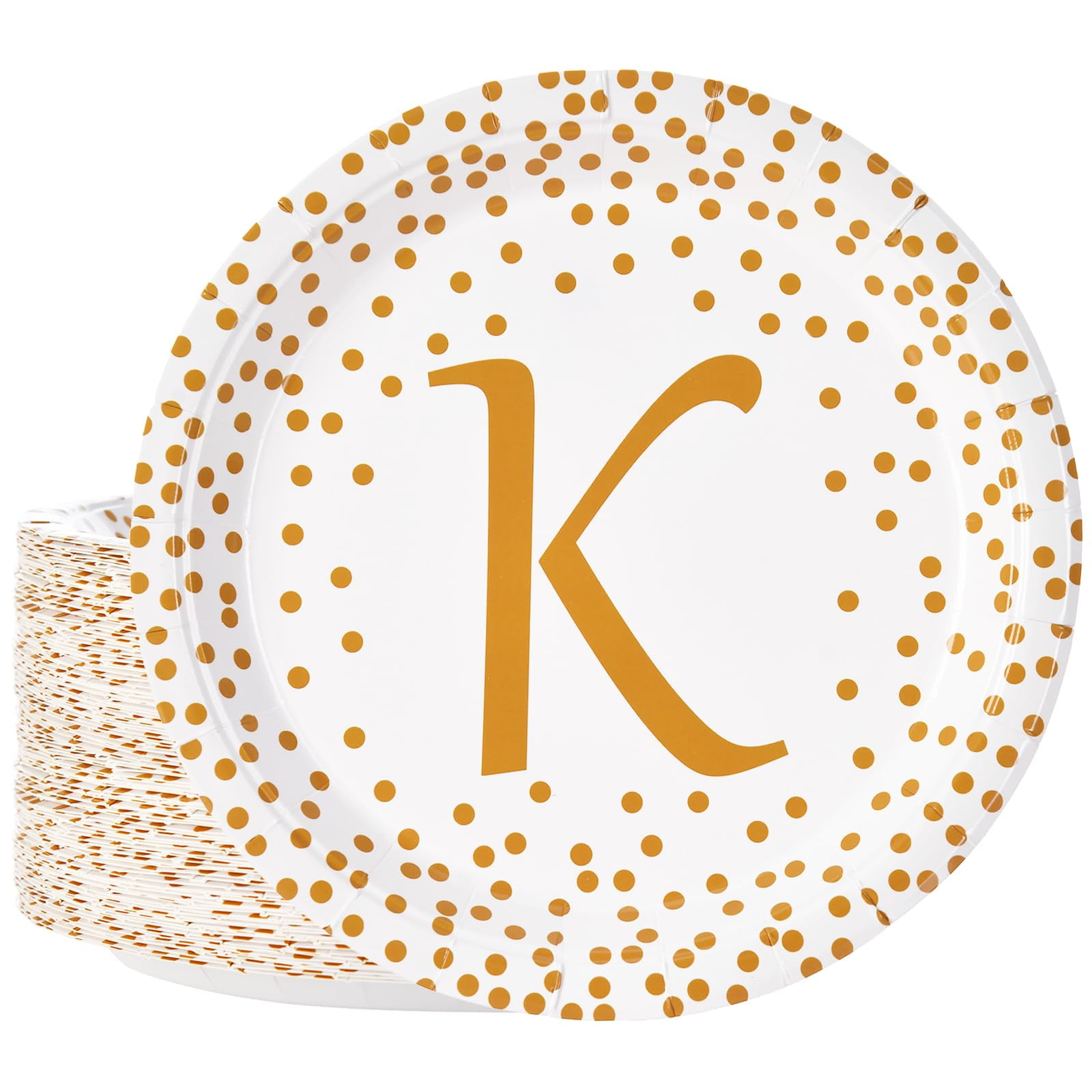 JASSEWRLY 60 Pcs Dot Party Paper AFN1Plates, 9 K Cake Paper Plates ...