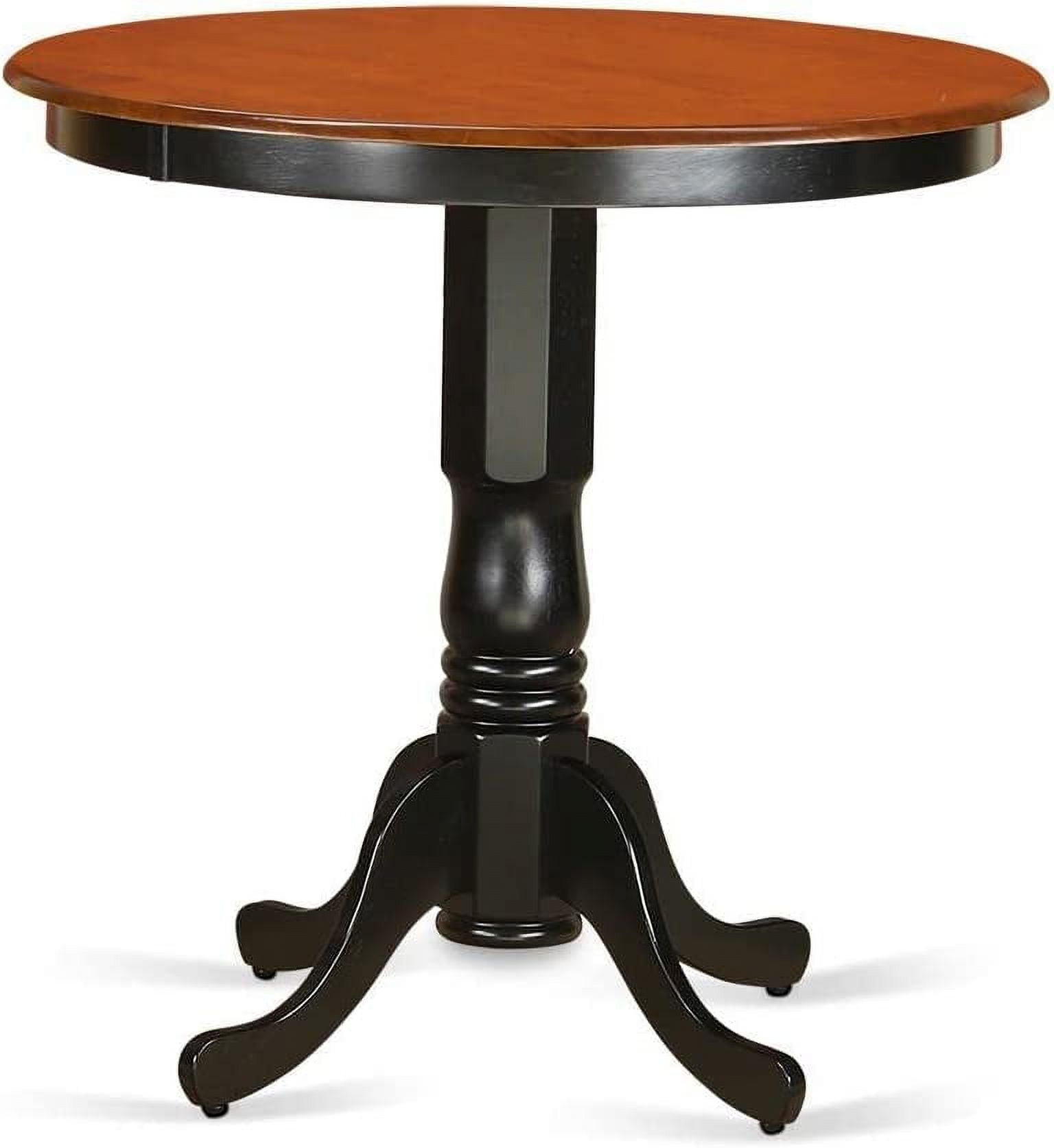 JAT-BLK-TP Jackson Counter Height Table - a Round Dining Table Top with ...