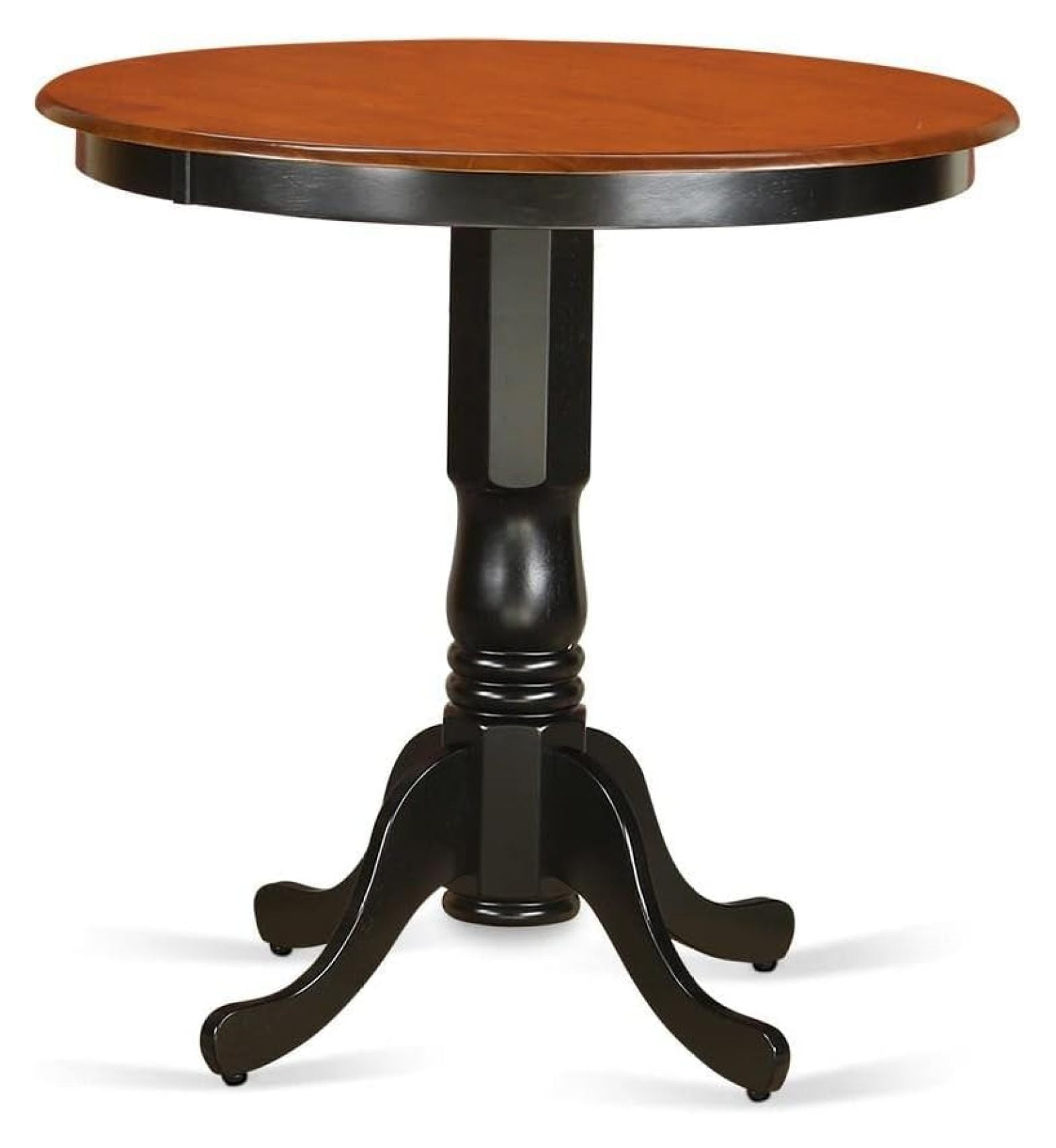JAT-BLK-TP Jackson Counter Height Table - a Round Dining Table Top with ...