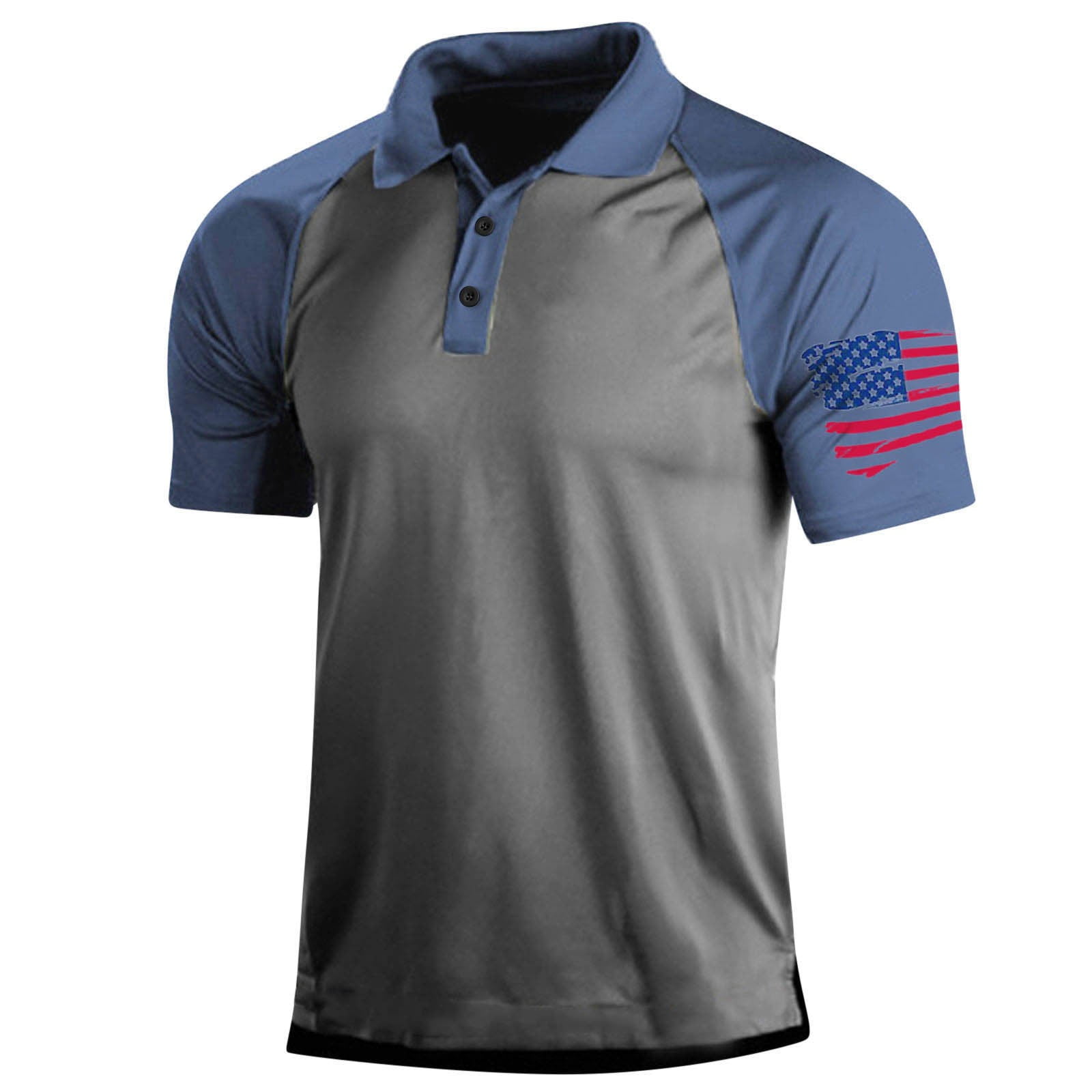 JAWAFANGE American Flag Polo Shirts for Men Hoodies for Men Polo Men ...