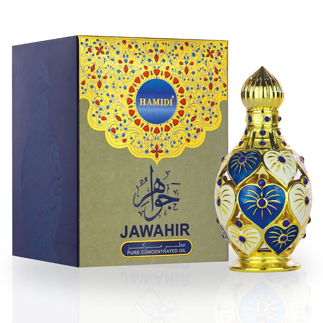 JAWAHIR Perfume Oil 12ML (0.4 OZ) By Hamidi | Long Lasting Fruity ...