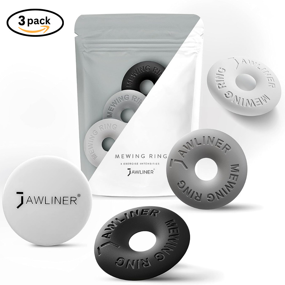 JAWLINER Fitness Mewing Ring Exerciser, Jawline Exercise Jaw exercise ...