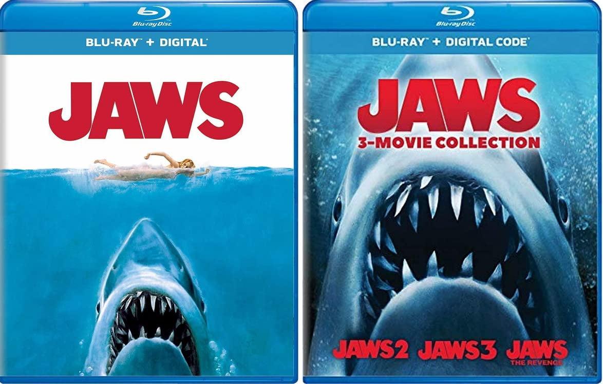 JAWS Complete 4-Film Blu-ray Movie Collection (Jaws 1 / 2 / 3 / 4 The ...