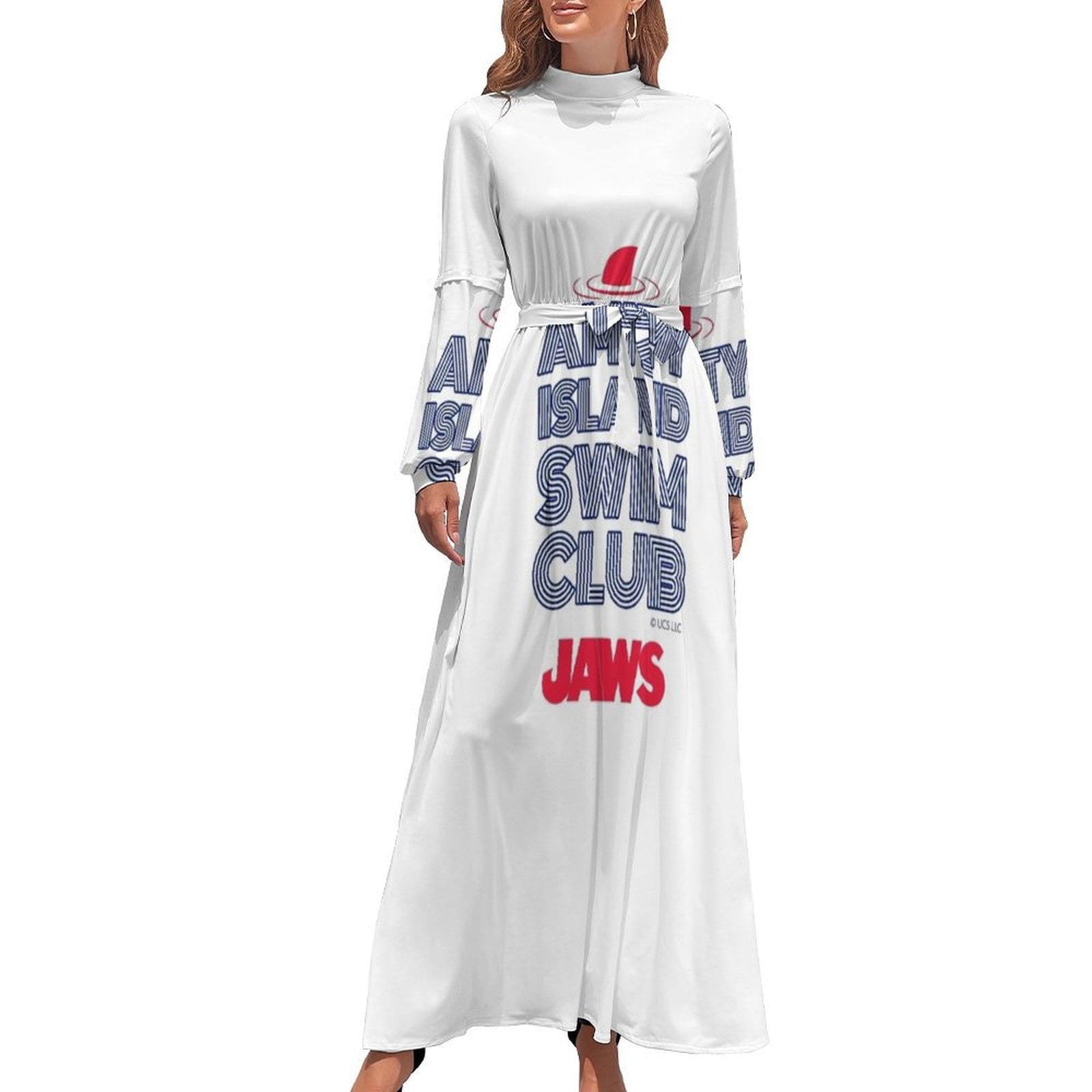 JAWS JAWS MOVIE - BEST FILM SHARKS - USA - AMITY ISLAND SWIM CLUB 1975 ...