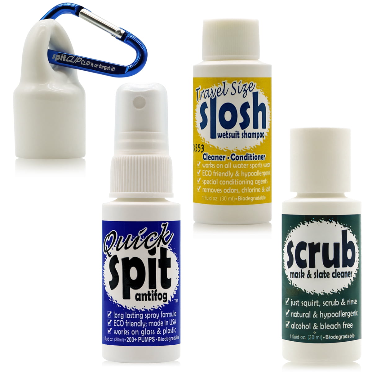 JAWS Quick Spit Travel Pack for Water Sports and Gear - Walmart.com