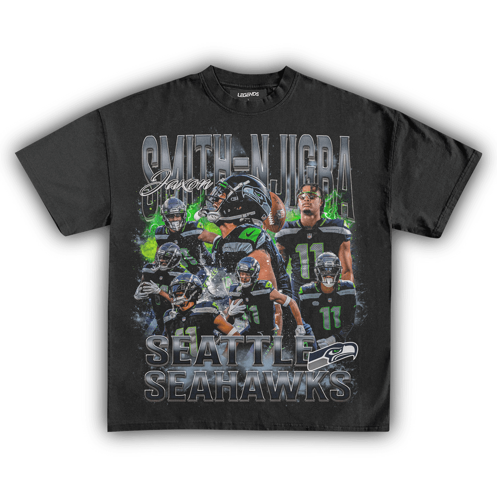 JAXON SMITH-NJIGBA TEE, BOOTLEG PRINT FRONT SHIRT, FOOTBALL FAN SHIRT ...