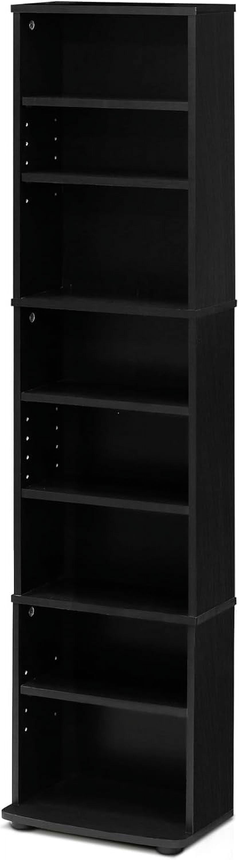 JAYA Space Saving Multimedia Storage Tower, Espresso - Walmart.com