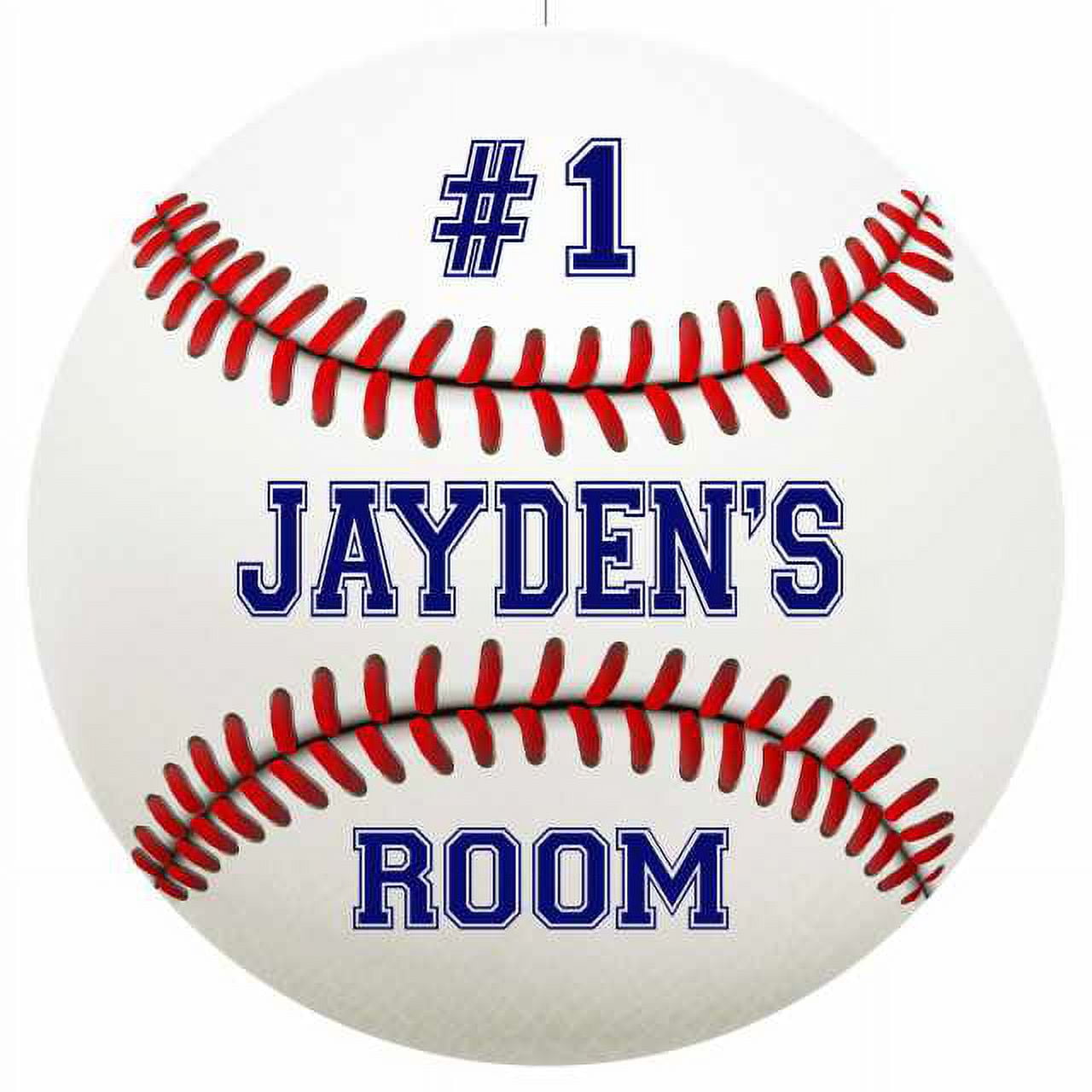JAYDEN'S Bedroom 12" Round Metal Sign Boys Room Wall Décor Gift ...