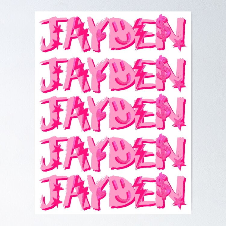 JAYDEN name Poster - KIRA.1078, UNFRAMED-8x12 - Walmart.com