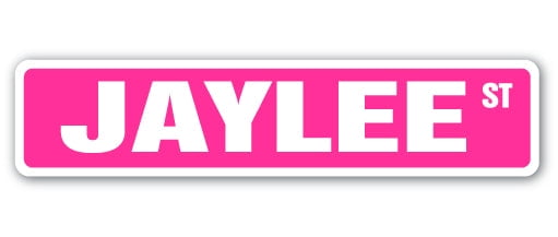 JAYLEE Street Sign Childrens Name Room Sign | Indoor/Outdoor | 36" Wide ...