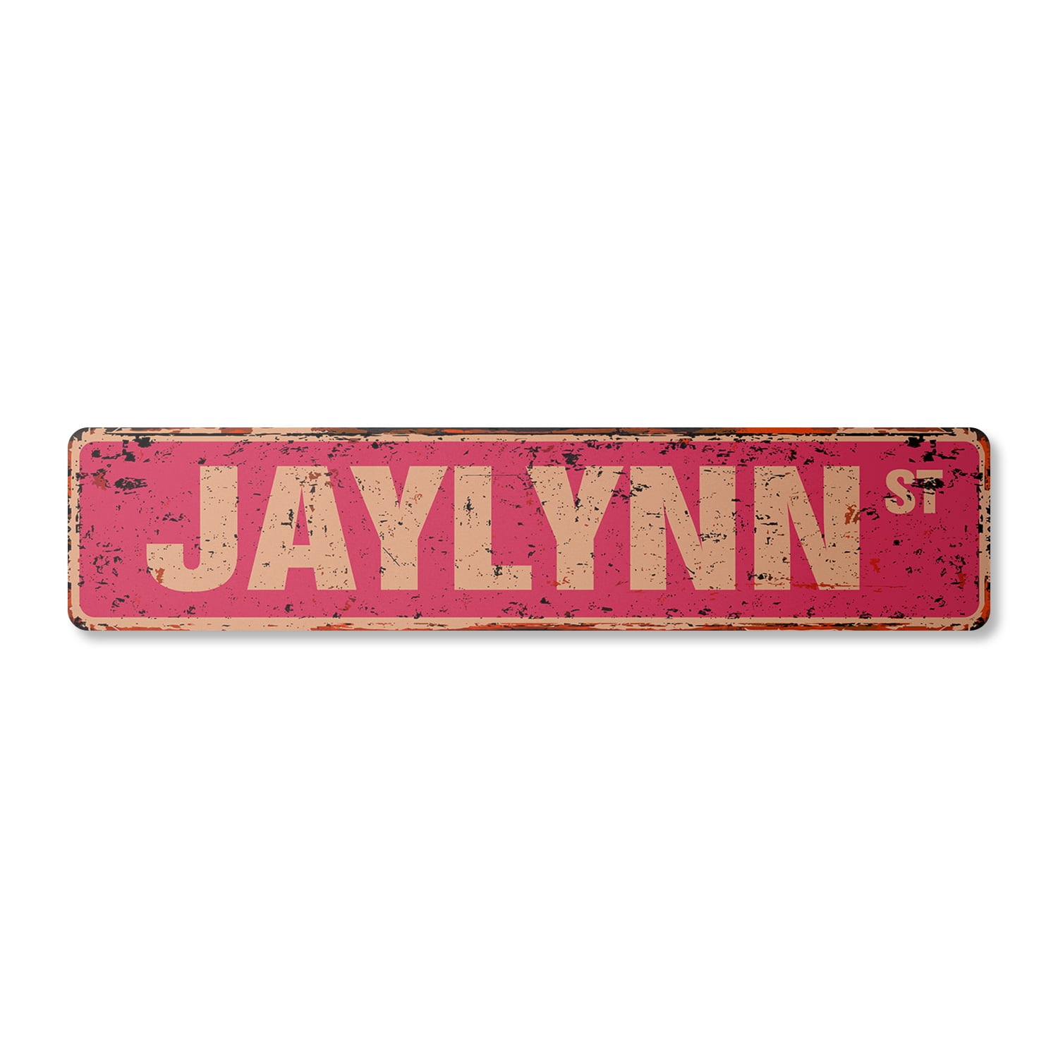JAYLYNN Vintage Plastic Street Sign Childrens Name Room Sign | Indoor ...