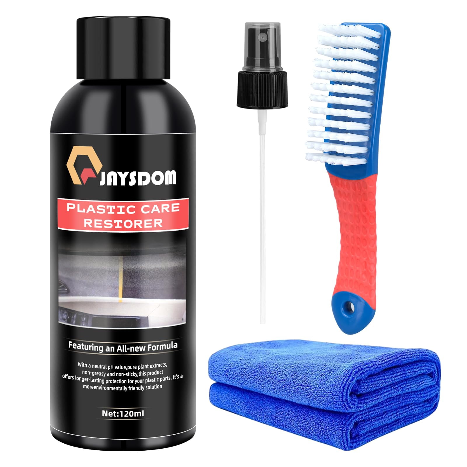 JAYSDOM Plastic Restorer - MMF7 New Formula Plastic Restorer for Cars ...