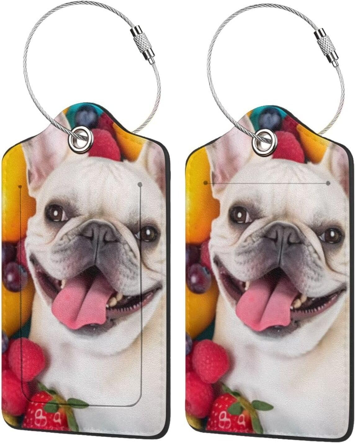 JAYUN Three Cute Bears 2 Pack Luggage Tag for Suitcase, Privacy Name ...