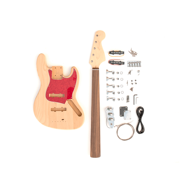 JB Style Fretless Build Your Own Bass Guitar Kit - Walmart.com