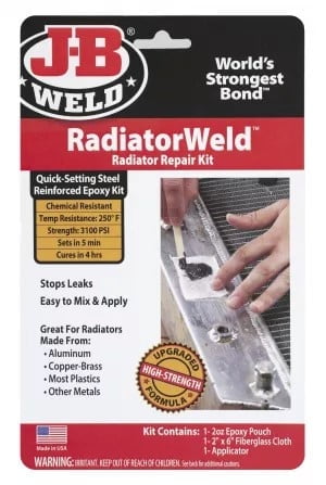 JB Weld 2120 RadiatorWeld Plastic Tank/Radiator Repair Kit - Quantity 6 ...
