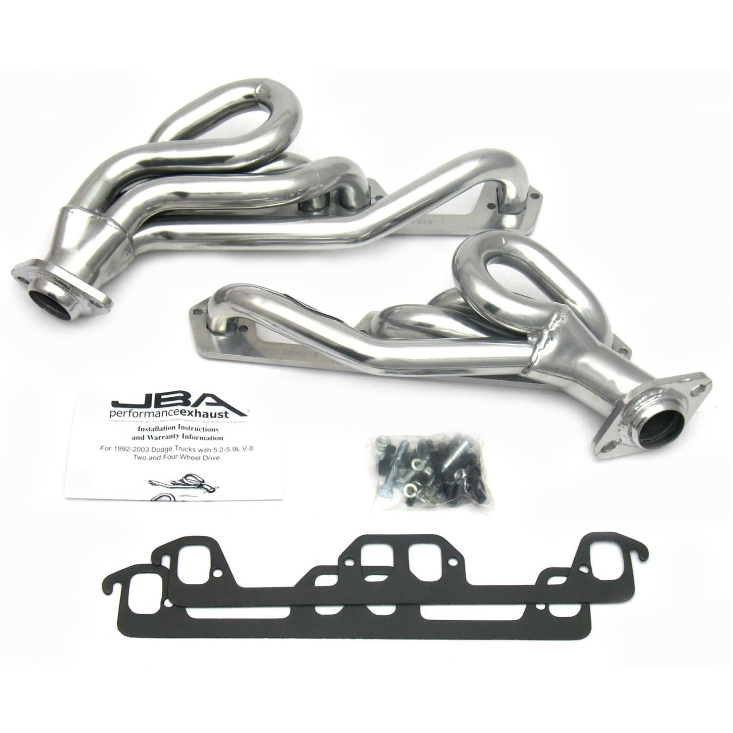JBA 1945S-1JS Shorty Header, SS, 96-02 Dodge, SC Fits select: 1996-2003 ...