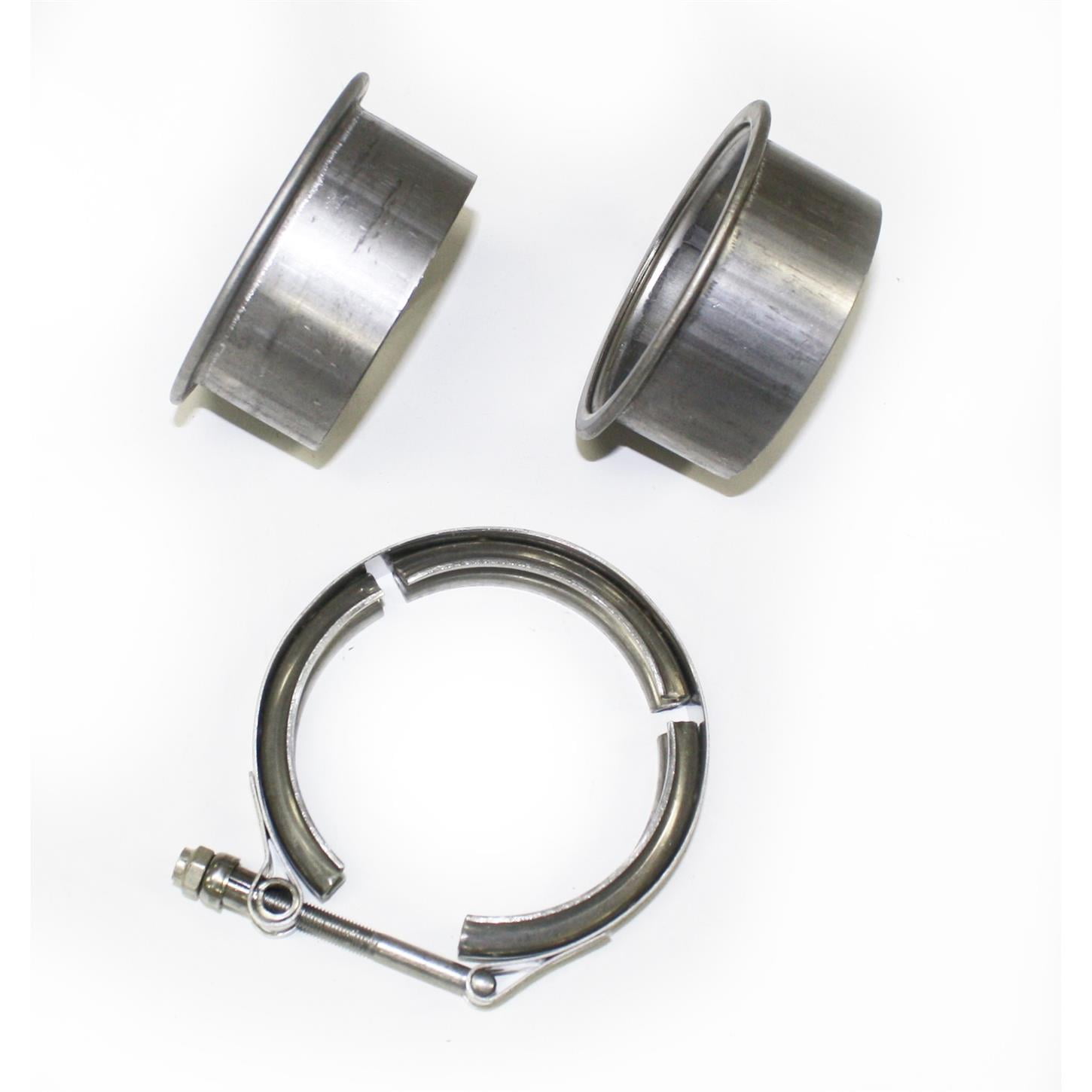 JBA 3in Stainless Steel V-Band Clamp & Flanges - Walmart.com