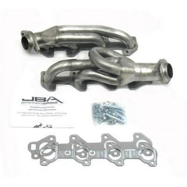 JBA Headers Cat4Ward Shorty Headers (Natural) - 1949S-2 Fits select ...