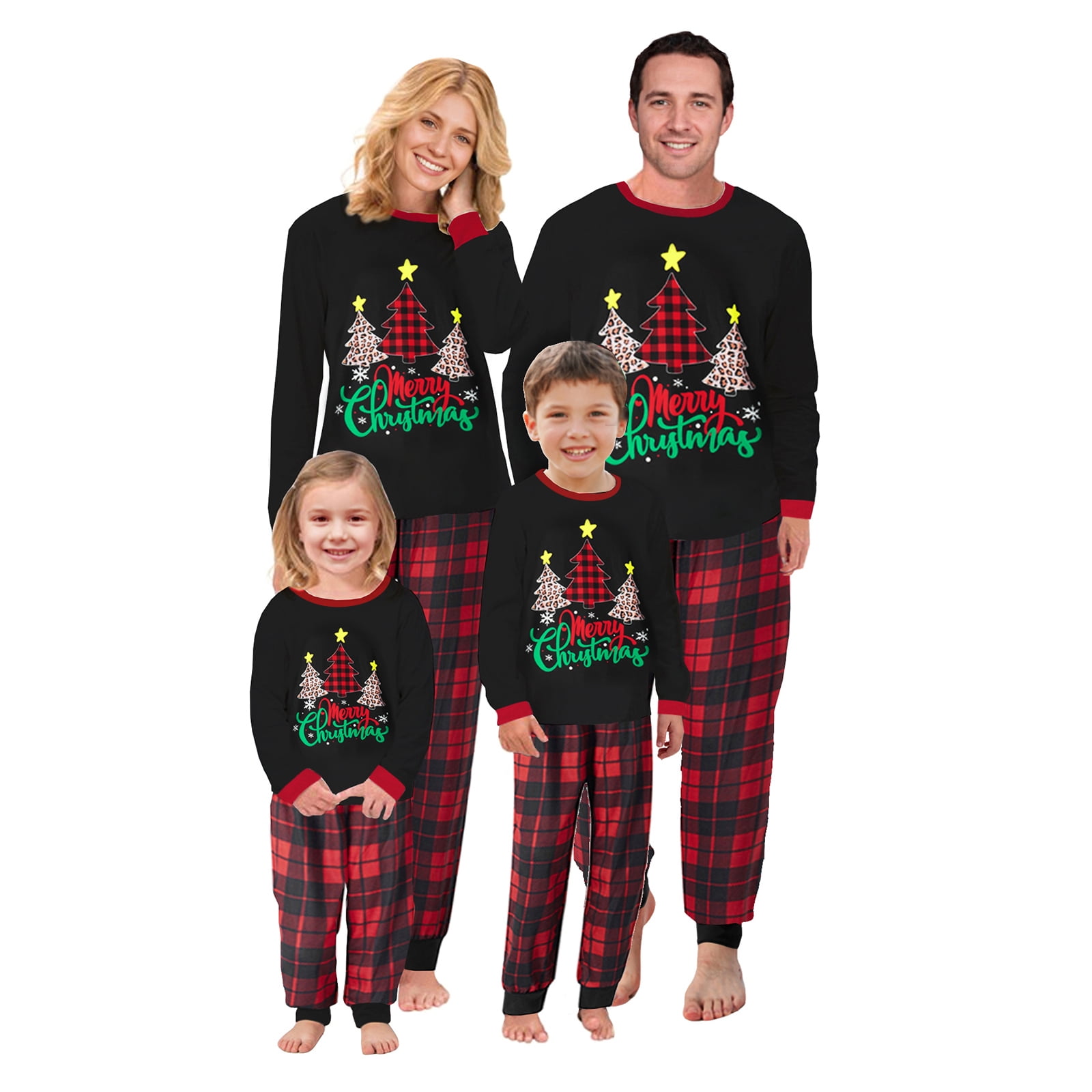 JBEELATE Family Christmas Pajamas Matching Sets Xmas Matching Pjs for ...