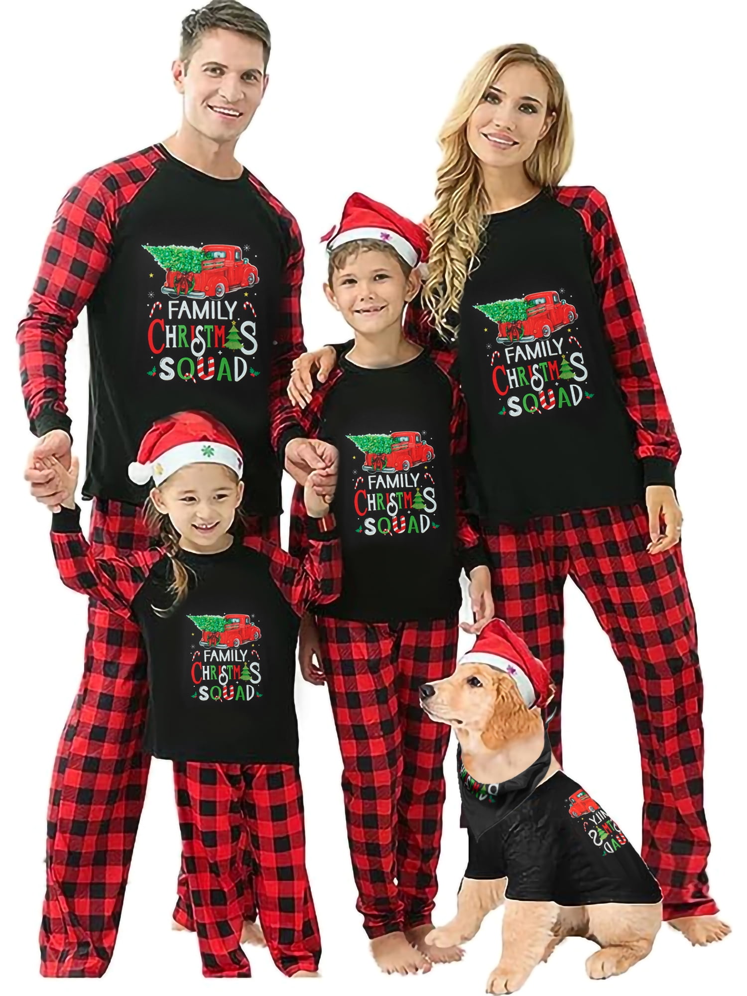 JBEELATE Family Christmas Pajamas Matching Sets Xmas Matching Pjs for ...