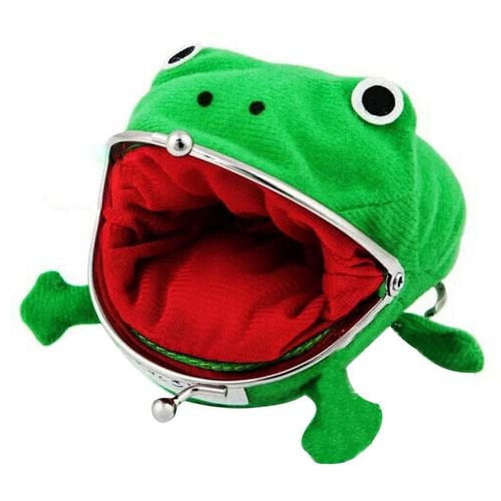 JBEELATE Naruto Frog Shape Uzumaki Chic Wallet Green Coin Purse Plush ...
