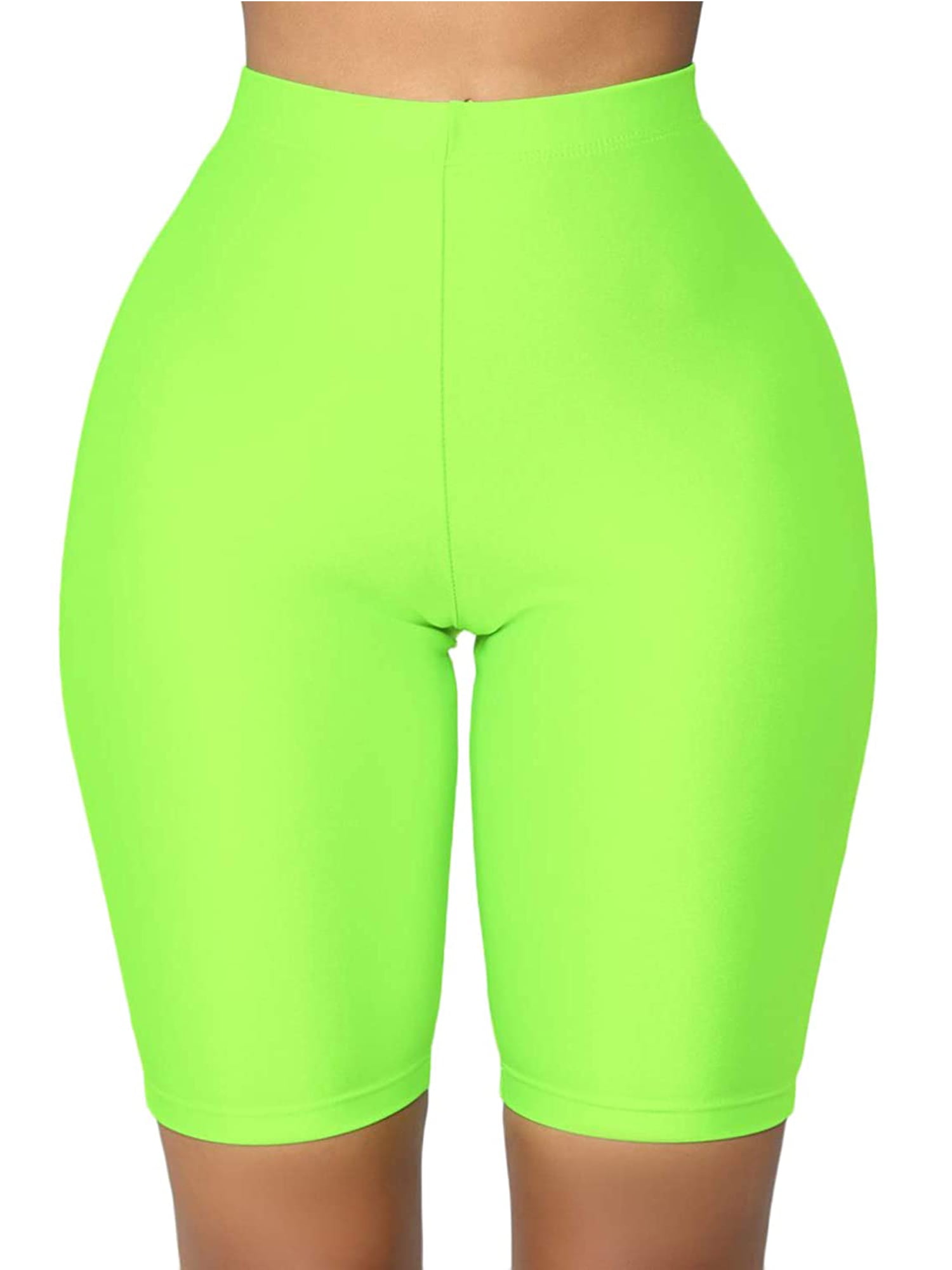 JBEELATE Women Biker Shorts High Waist Active Gym Workout Yoga Leggings ...